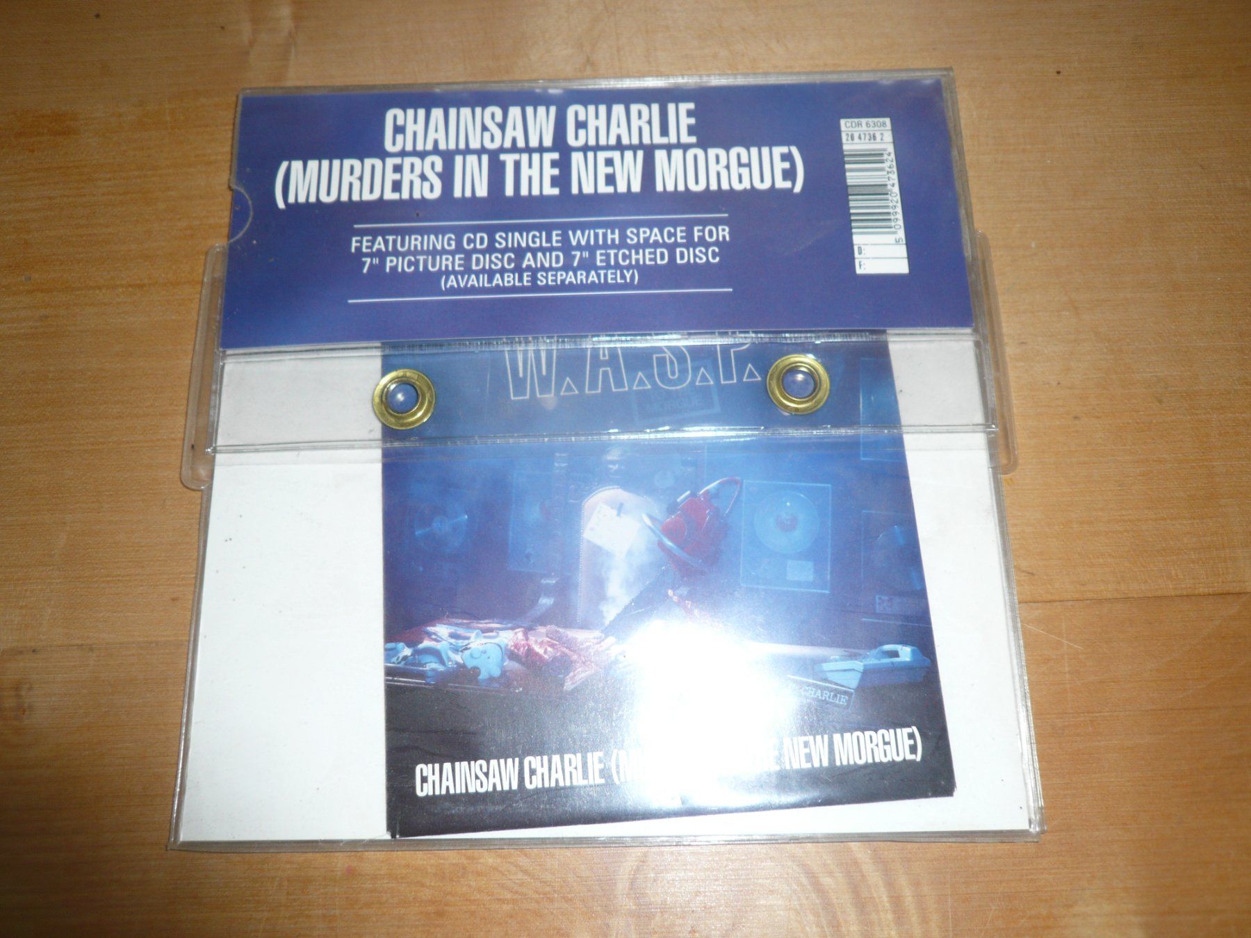 W.A.S.P. – Chainsaw Charlie - UK 1992 - with rare wallet! (Neu und ...