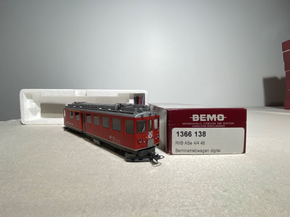 BEMO RhB ABe 4/4 48 Berninatriebwagen digital (Neu (gemäss Beschreibung ...