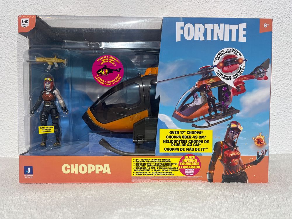 Ausverkauf Fortnite Chopper Set mit Blaze Figur - Epic Games (Neu und ...