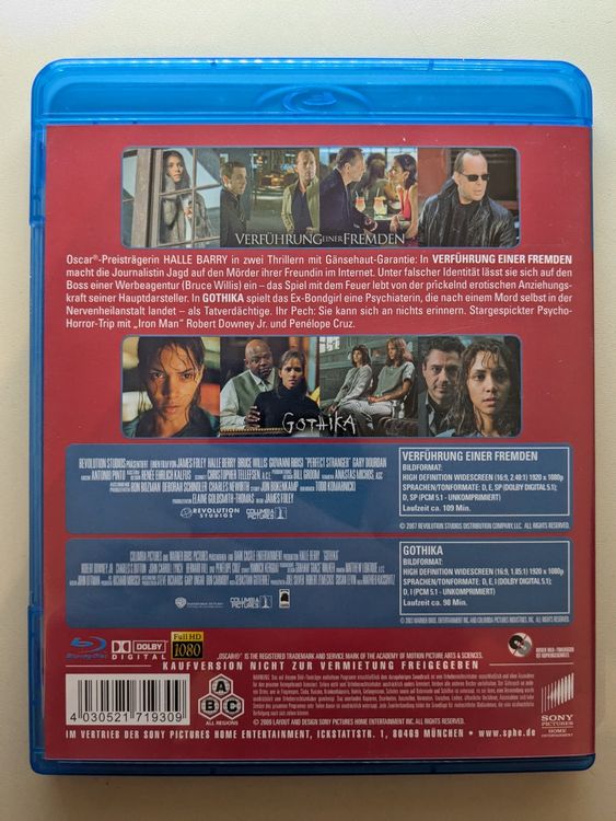Verführung einer Fremden & Gothika [2 Blu-rays] (Gebraucht) in Port für ...