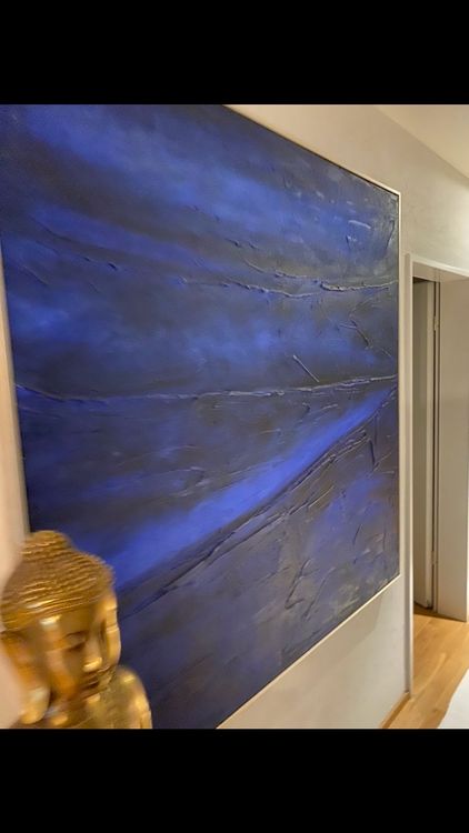 Bild abstrakt handgemalt | Kaufen auf Ricardo