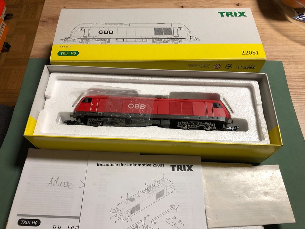 Trix 22081 ÖBB Diesellok Br185 Digital LED Beleuchtung (Gebraucht) in ...