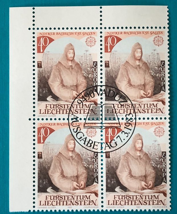 4 er Block Fürstentum Liechtenstein mit Vollstempel Vaduz | Kaufen auf Ricardo