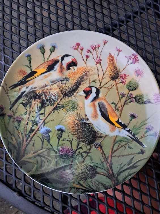 Sammel Teller Künstlerteller Karl-Hans Boese Distelfink (Gebraucht) in ...