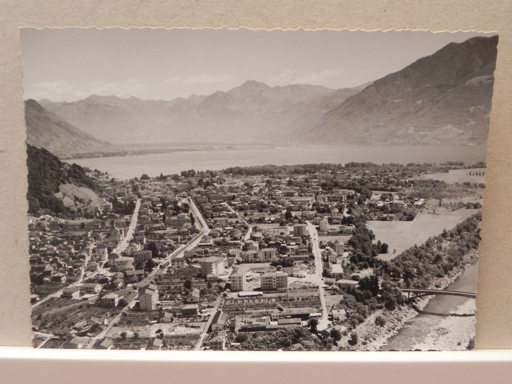 AK alte Postkarte (AGFA) Veduta su Solduno e Locarno | Kaufen auf Ricardo