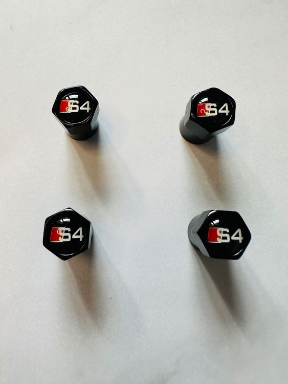 Audi S4 Ventilkappen Ventildeckel Aluminium 4er-Set Neu (Neu und ...