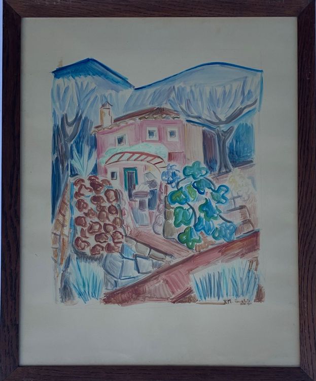 Rudolf MAEGLIN (1892-1971) Aquarell (Gebraucht) in Root für CHF 110 – mit Lieferung auf Ricardo ...