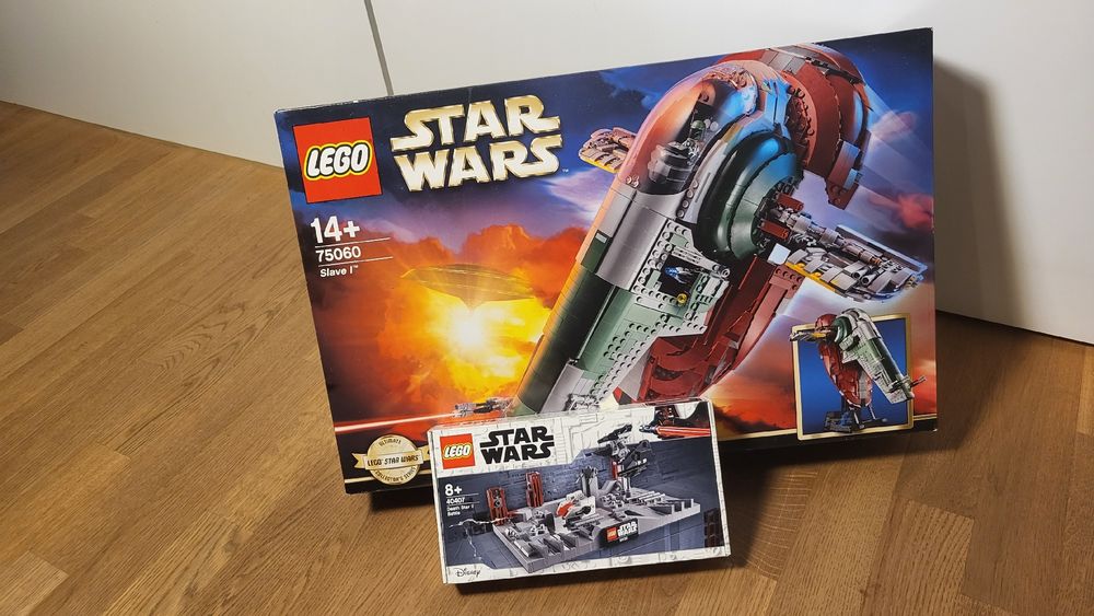 Lego Star Wars 75060 Slave 1, Lego 40407 D-Star 2 Battle NEU (Neu und ...