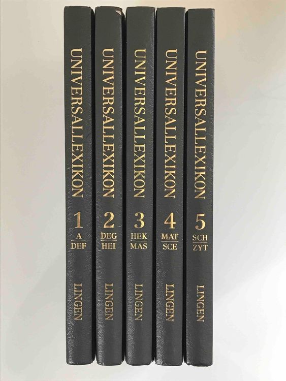 Universal Lexikon - 5 Bände (Gebraucht) in Zürich für CHF 32 – mit ...
