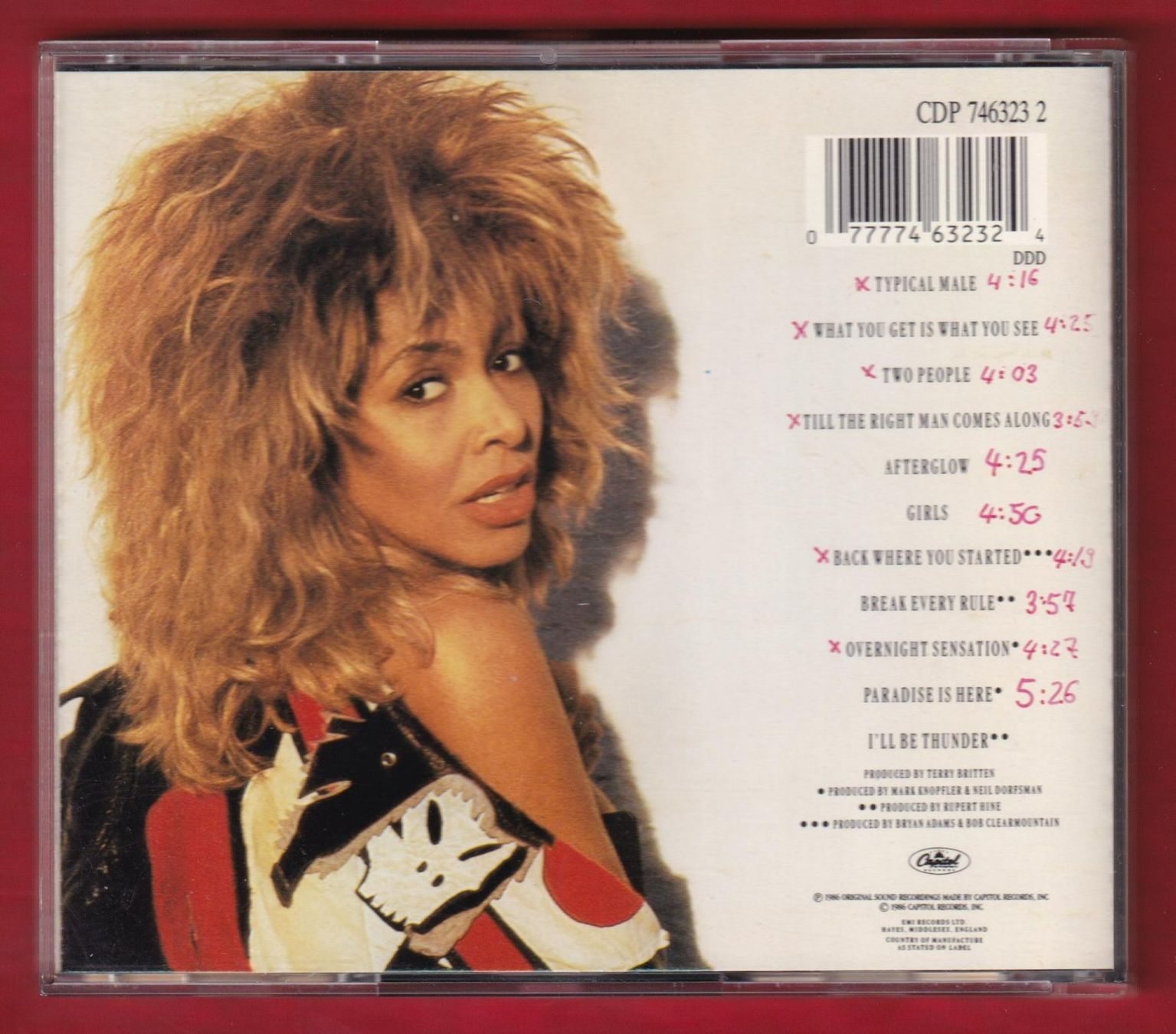 Tina Turner - Break Every Rule (CD) (Gebraucht) in Zürich für CHF 3 ...