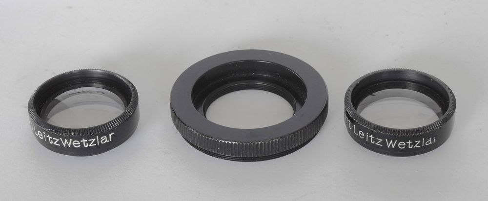 Leica Vorsatzlinse HEPIK 2, HEPET 3 und VORGI für Hektor 5cm (Gebraucht ...