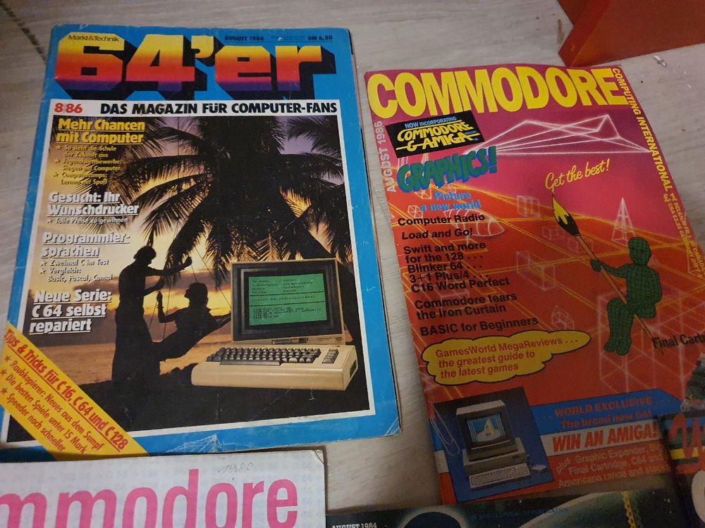Commodore C64 Magazine Sammlung - Nostalgie pur! (Gebraucht) in Muri AG ...
