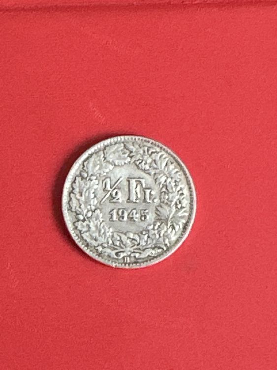Schweizer 1/2 Franken Silbermünze 1945 | Kaufen auf Ricardo