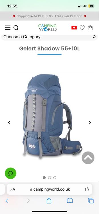 GELERT 55+10l Rucksack (Neu (gemäss Beschreibung)) in St. Gallen für ...