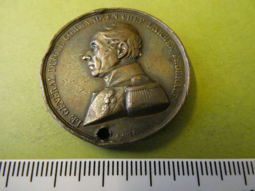 uralte Medaille General Dufour 1847 (Gebraucht) in Hinterforst für CHF 7 – mit Lieferung auf ...