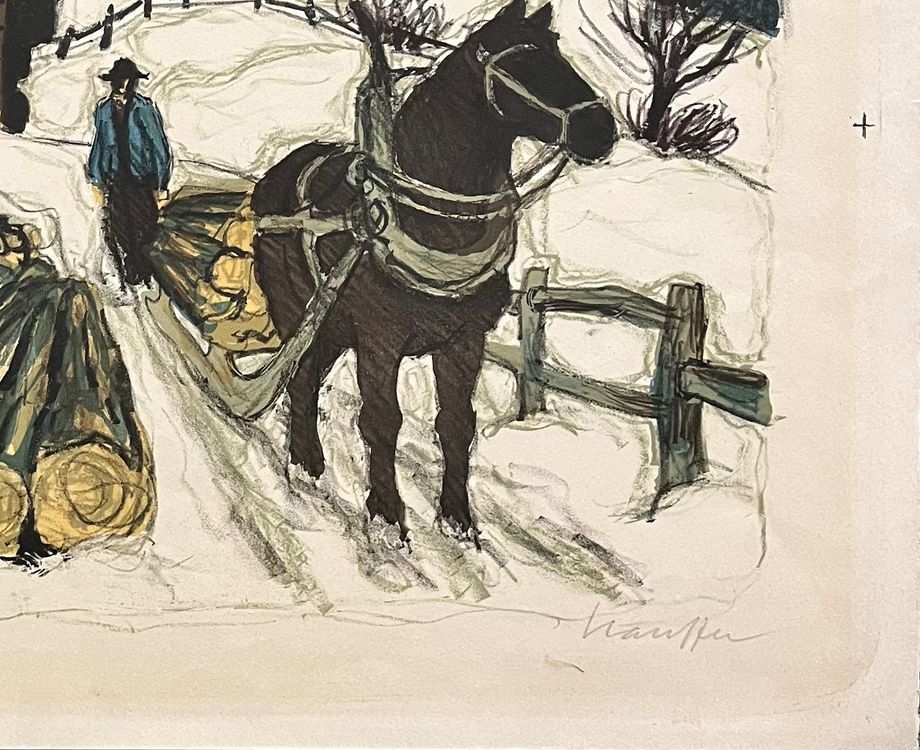 Fred Stauffer (1892-1980) Lithographie Handsigniert | Kaufen auf Ricardo