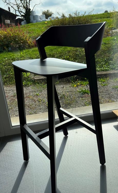 2 Barhocker TON Merano 78cm Buche Granit (Neu (gemäss Beschreibung)) in ...