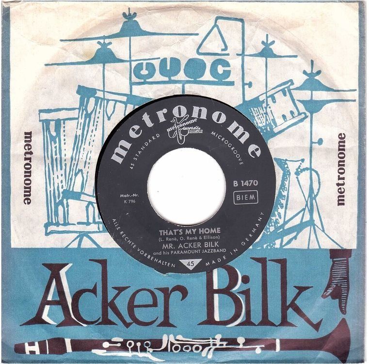 Single7 Mr. Acker Bilk -- That`s my Home (Gebraucht) in Oberwil ...