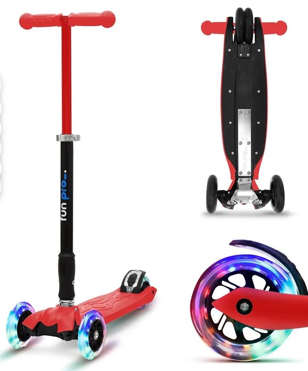 Fun Pro TWO Roller, Scooter für Kinder, mit LED-Räder ab 3 (Neu und ...