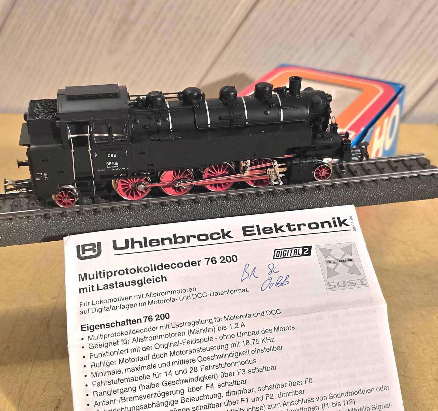 MÄRKLIN - 3112 - ÖBB - DAMPFLOK - BR 86 106 - "digital" (Gebraucht) in ...