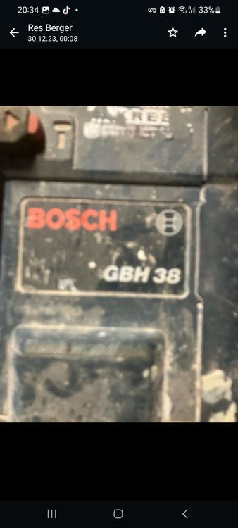 Bosch GBH 38 (Gebraucht) in Kaltacker für CHF 100 – nur Abholung auf ...