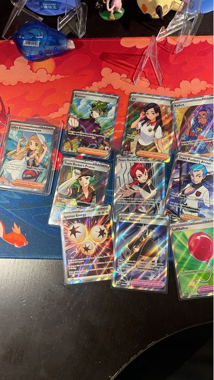 Pokemon Karten Sammlung: Seltene Full Art Trainer Karten (Neu (gemäss ...