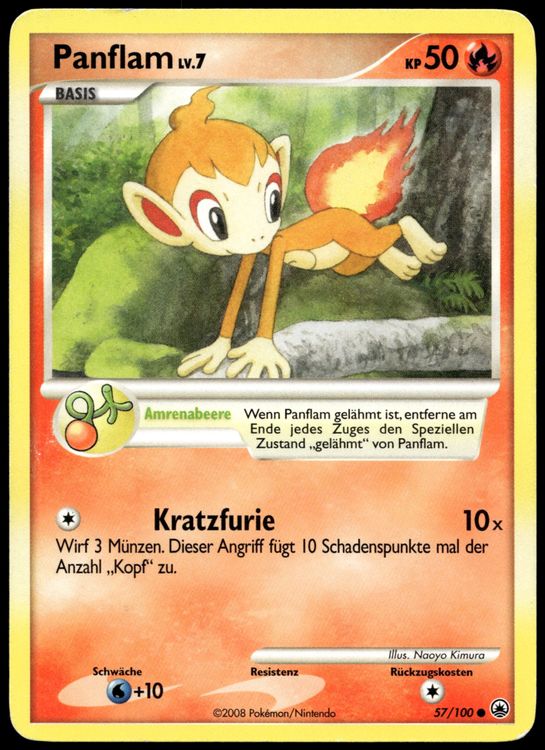 Panflam 57/100 Pokémon Majestic Dawn ab 1.- | Kaufen auf Ricardo