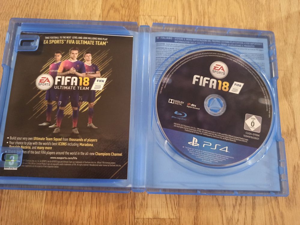 📀🎮📀Fifa 18 / Ronaldo Edition PS4 / PS5 📀🎮📀 (Gebraucht) in Oberweningen für CHF 4.95 – mit ...