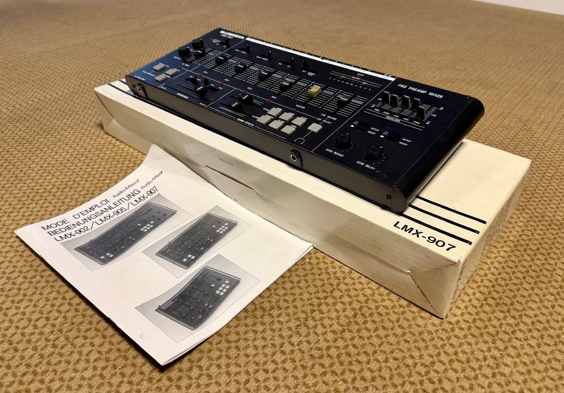 Mischpult für DJ's, Mik.-Betrieb, mit Effekten, LMX-907 (Neu und ...