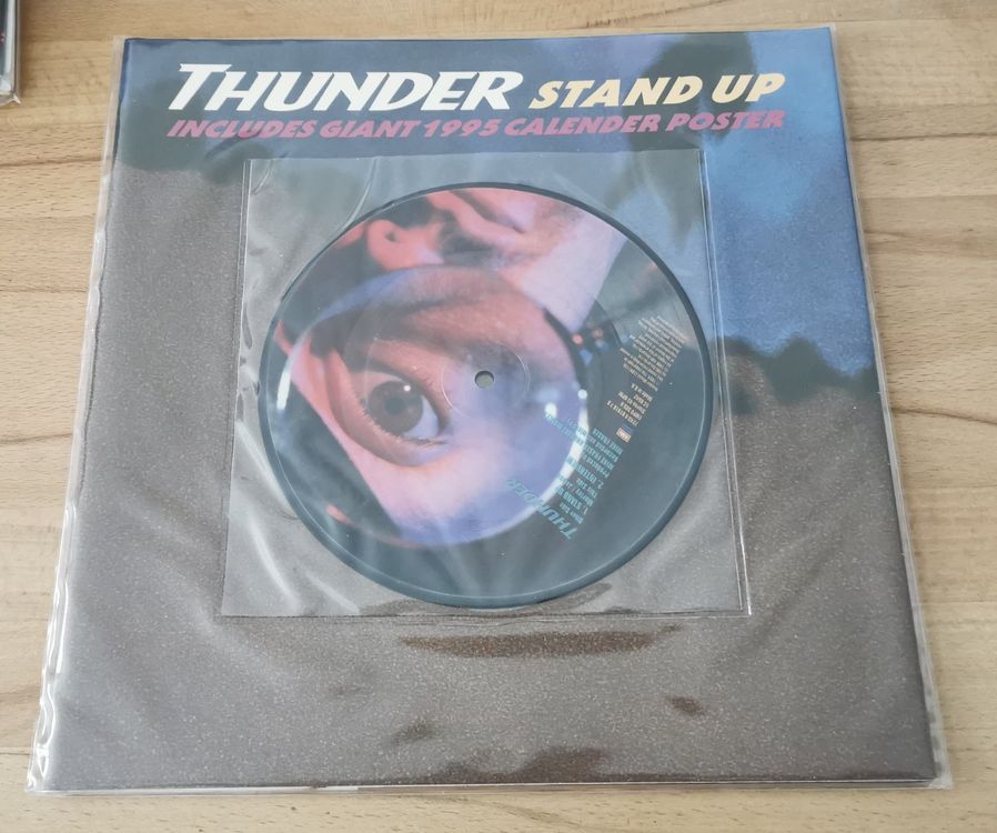 THUNDER: Stand up 7" Picture Disc w/ Poster Sleeve (Gebraucht) in ...