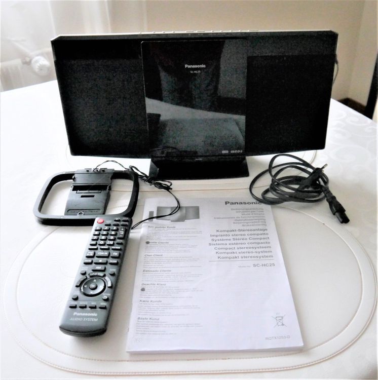Panasonic SC-HC25, CD, MP3, USB, FM, AM | Acheter sur Ricardo