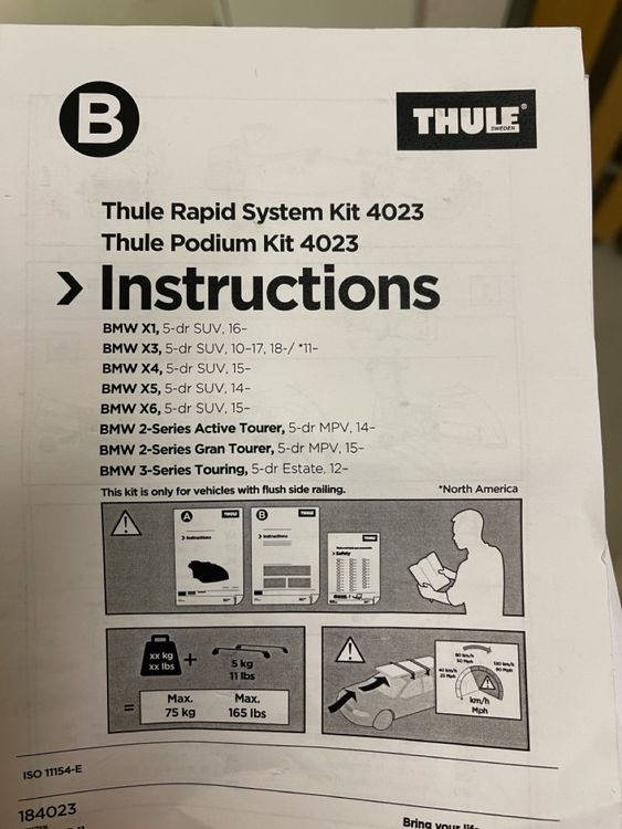 Thule Wingbar Edge 959x (900mm) für BMW (Gebraucht) in Lenzburg für CHF ...