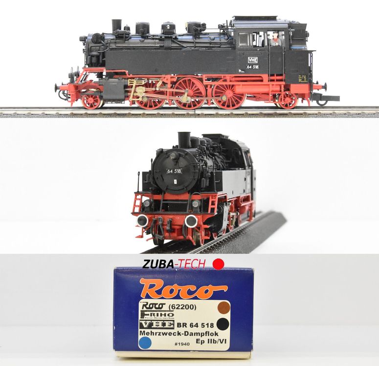 Roco 62200 Dampflok BR 64 VHE H0 GS Analog mit OVP (Gebraucht) in St. Gallen für CHF 173 – mit ...