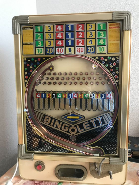 SPIELAUTOMAT *BINGOLETT* AUS DEN 60-er JAHREN, ORIGINAL | Kaufen auf ...