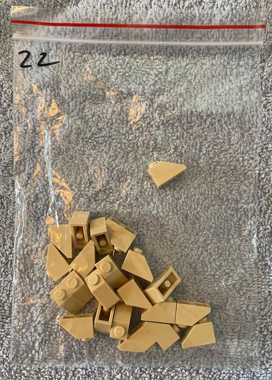 Lego 22 x Slope 45 2 x 1 (Part. 3040) (Gebraucht) in Glattpark(Opfikon ...
