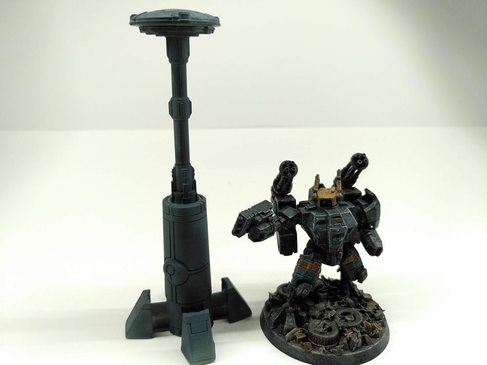 Warhammer 40k Tau 2x little sensor tower wargame terrain (Neu (gemäss ...