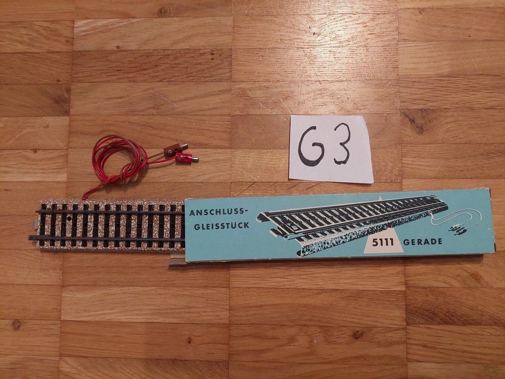 Märklin 5111 Anschluss Gleisstück Gerade mit OVP (Gebraucht) in für CHF ...