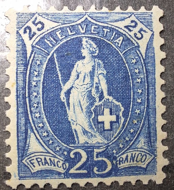 Stehende Helvetia 87A ** (Gebraucht) in Balgach für CHF 1 – mit Lieferung auf Ricardo kaufen