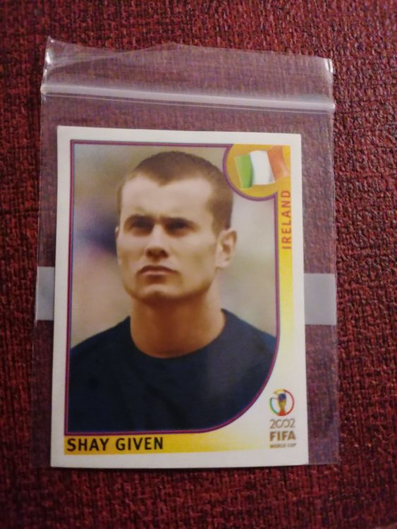 Panini WM 2002 SHAY GIVEN Nr. 351 seltener Ire RAR!! (Gebraucht) in ...