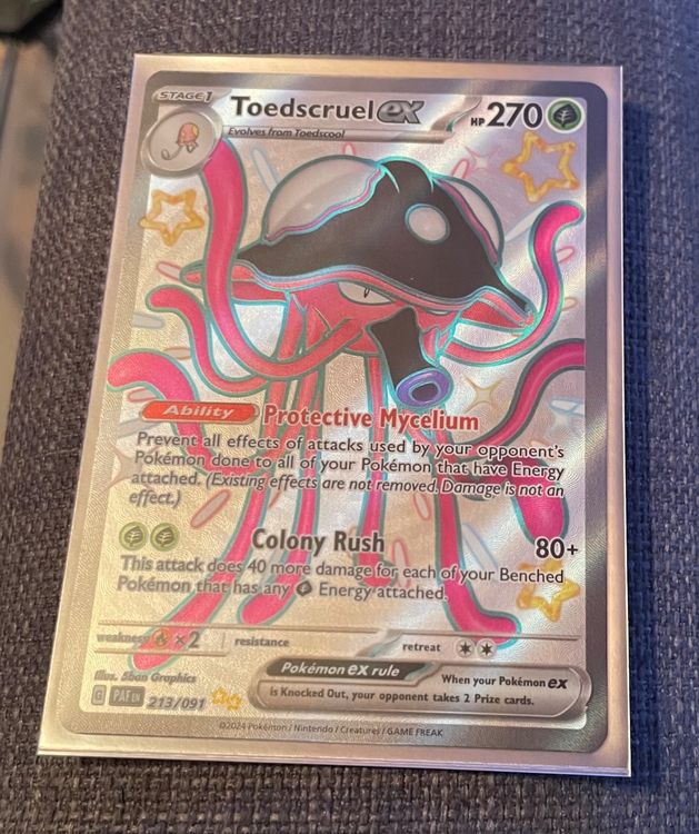 Toedscruel ex Full Art/Paldean Fates/NM (Neu (gemäss Beschreibung)) in ...