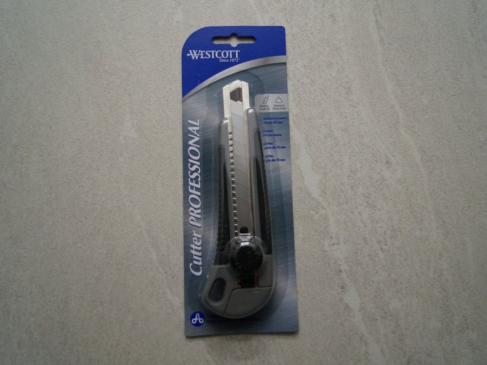 WESTCOTT Cutter Professional Klinge: 18 mm mit Stellschraube (Neu und ...