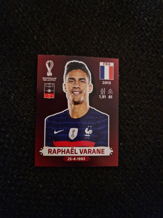 Fifa World Cup Panini / FRA 10 / Varane (Gebraucht) in Ostermundigen für CHF 0.5 – mit Lieferung ...