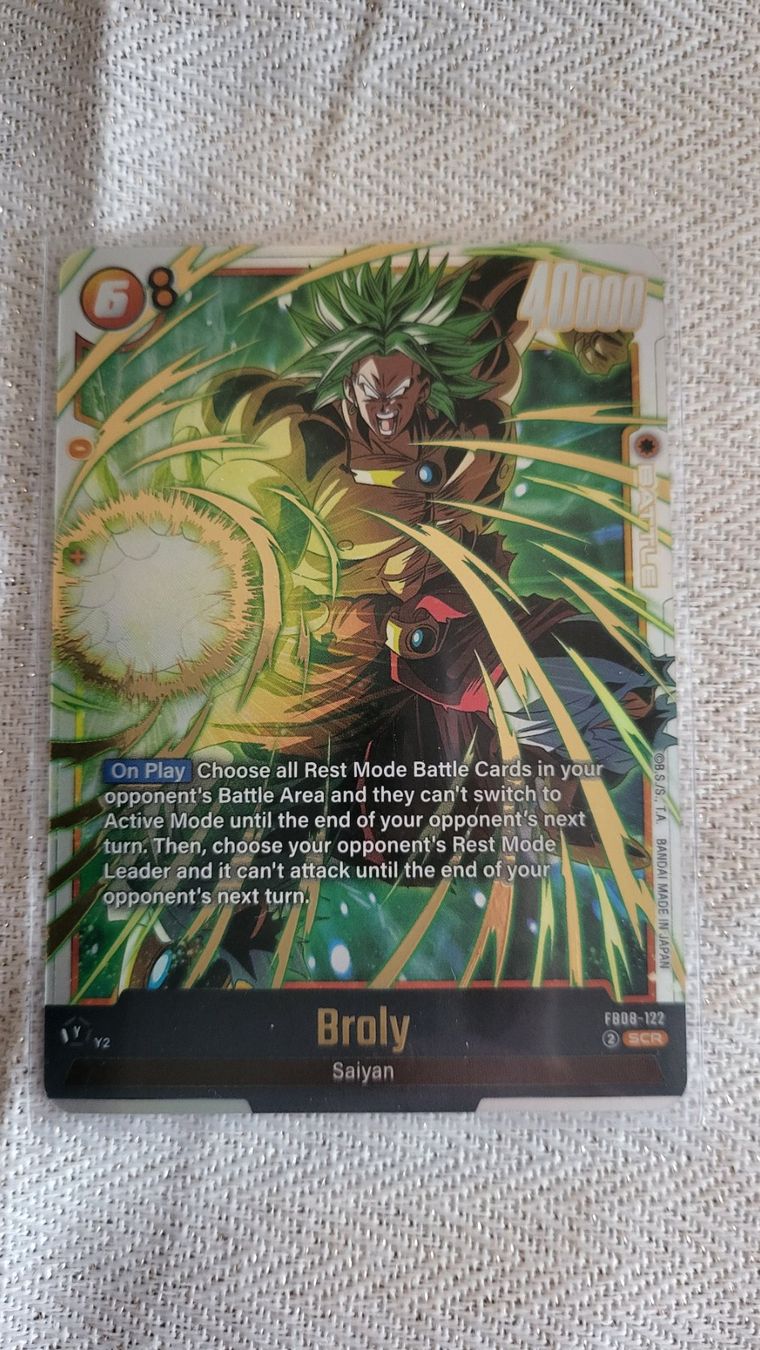 dragon ball fusion world FB08 SCR Broly 122 (Neu und originalverpackt ...