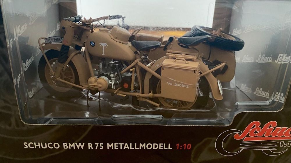 SCHUCO BMW R75 avec Sidecar 1:10 NEUVE | Kaufen auf Ricardo