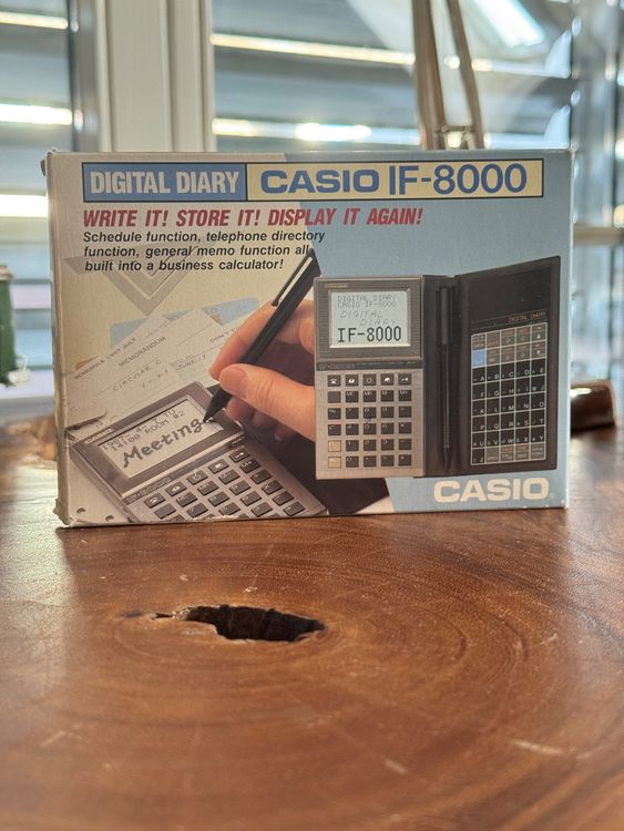 Casio IF-8000 Vintage Digital Tagebuch (Gebraucht) in Kleinandelfingen ...