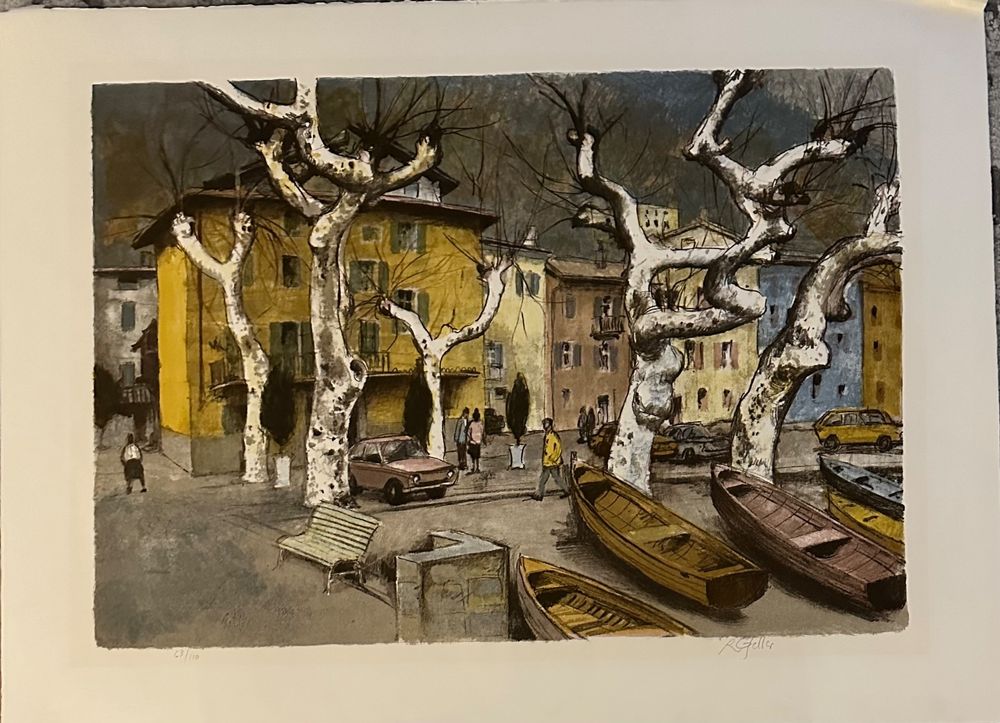 Rolf Gfeller (1926) Litho Handsig (Gebraucht) in Hochdorf für CHF 20 ...