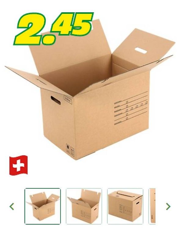 60 Cartons de déménagement Landi (Gebraucht) in St-Sulpice VD für CHF ...