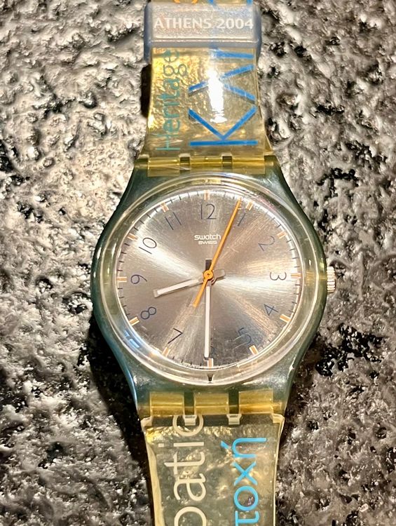Swatch Watch GS 121 Athens 2004 Olympics Human Scale (Gebraucht) in ...