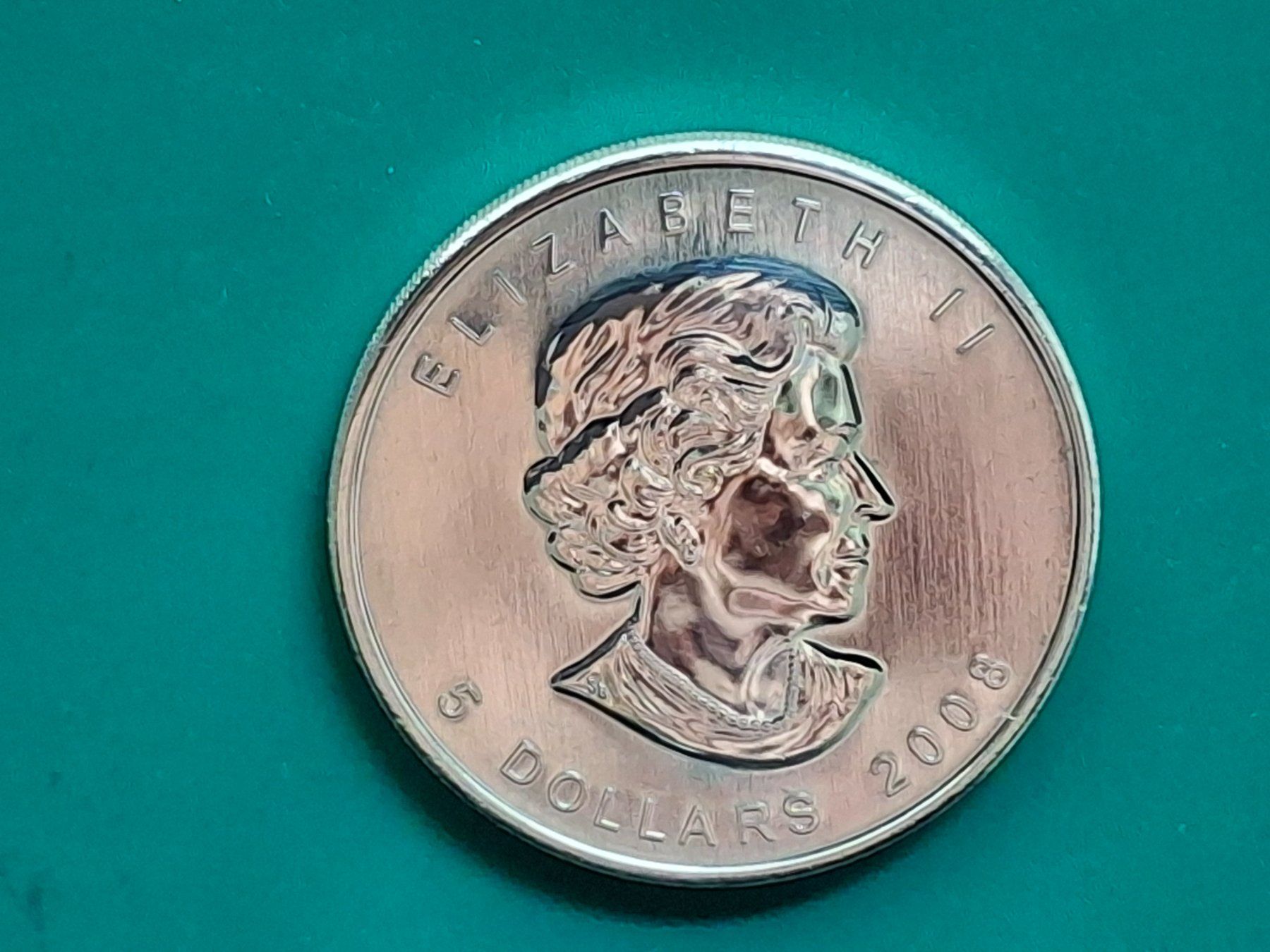 1 Unze Silber - Kanada - Maple Leaf - Münze 5 Dollar, 2008 (Neu (gemäss ...