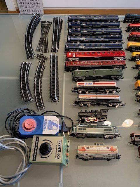Lima Modelleisenbahn mit ca. 54 div. Teile und div. Schienen (Gebraucht ...